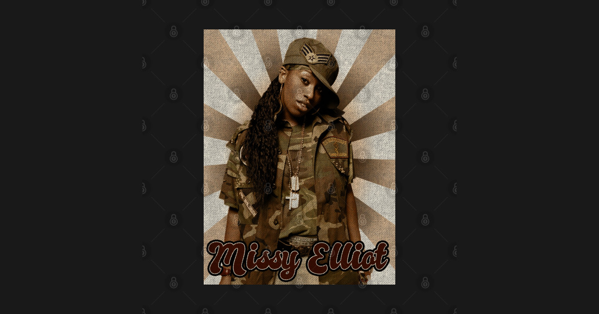 Vintage Classic Missy Elliot - Missy Elliott - T-Shirt | TeePublic