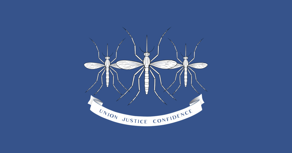 Mosquitoes Flag Lousiana - Mosquito - T-Shirt | TeePublic