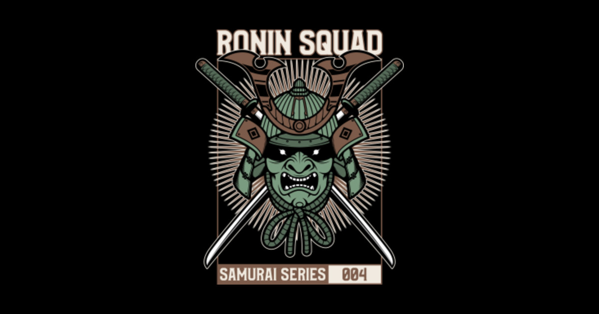 Ronin Squad Samurai - Ronin - Sticker | TeePublic