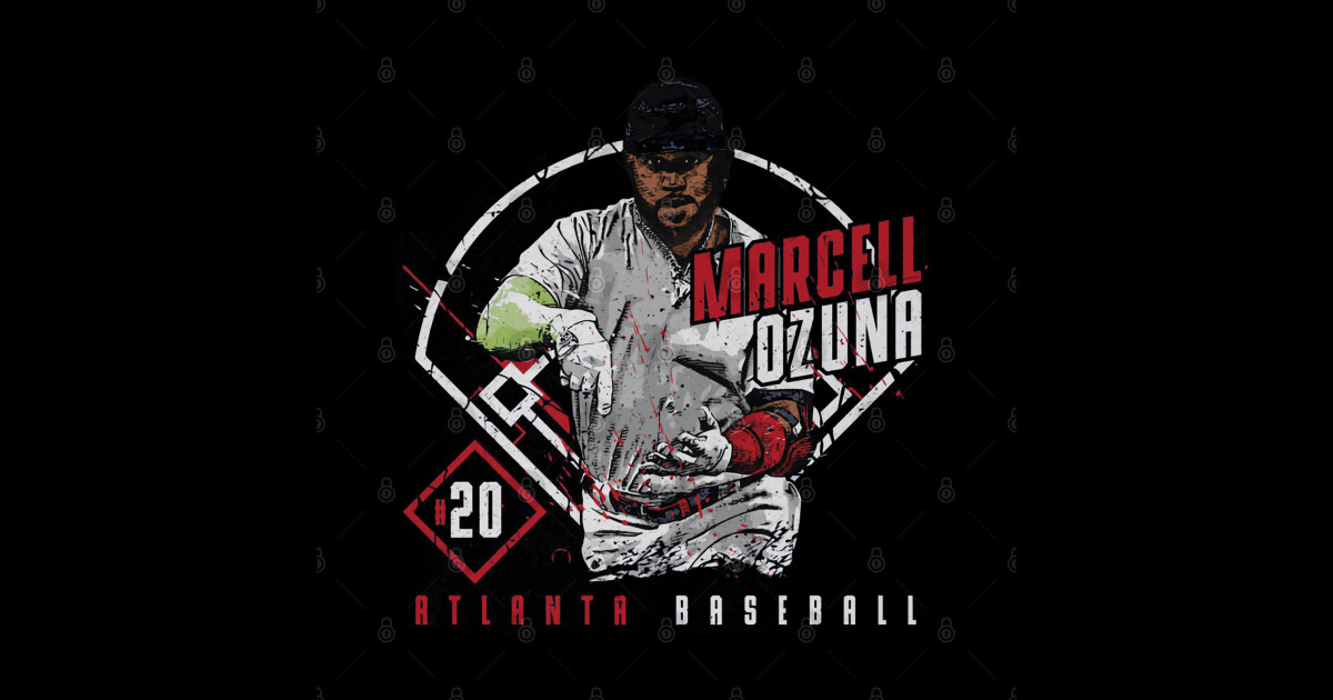 Ozuna Atlanta Ballpark - Baseball - Sticker | TeePublic