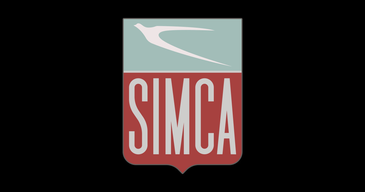 Simca old logo - Emblem - Sticker | TeePublic