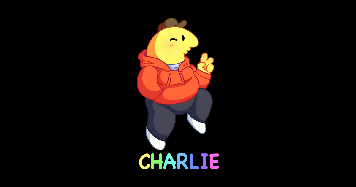 Charlie-Smiling Friends - Charlie Smiling Friends - Sticker | TeePublic