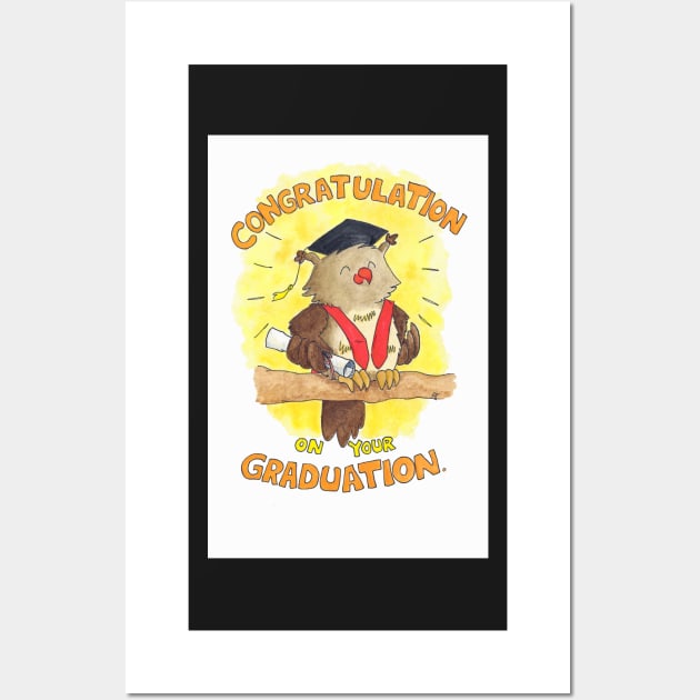 Congratulation on your Graduation Owl - Congratulations - Posters and ...