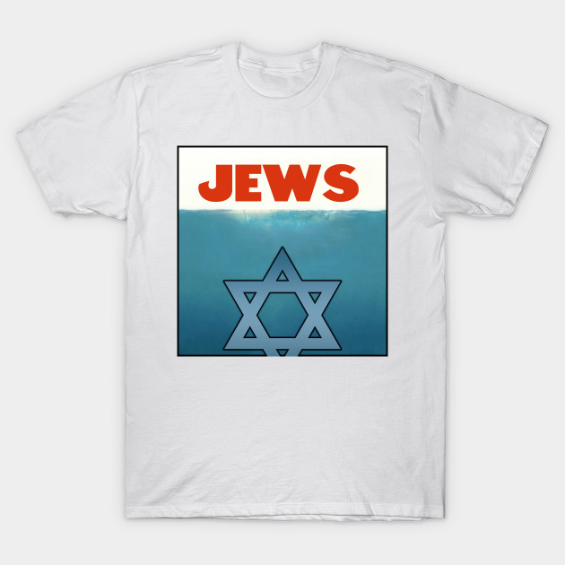 Jaws Poster (Jews Parody) - Jaws - T-Shirt | TeePublic