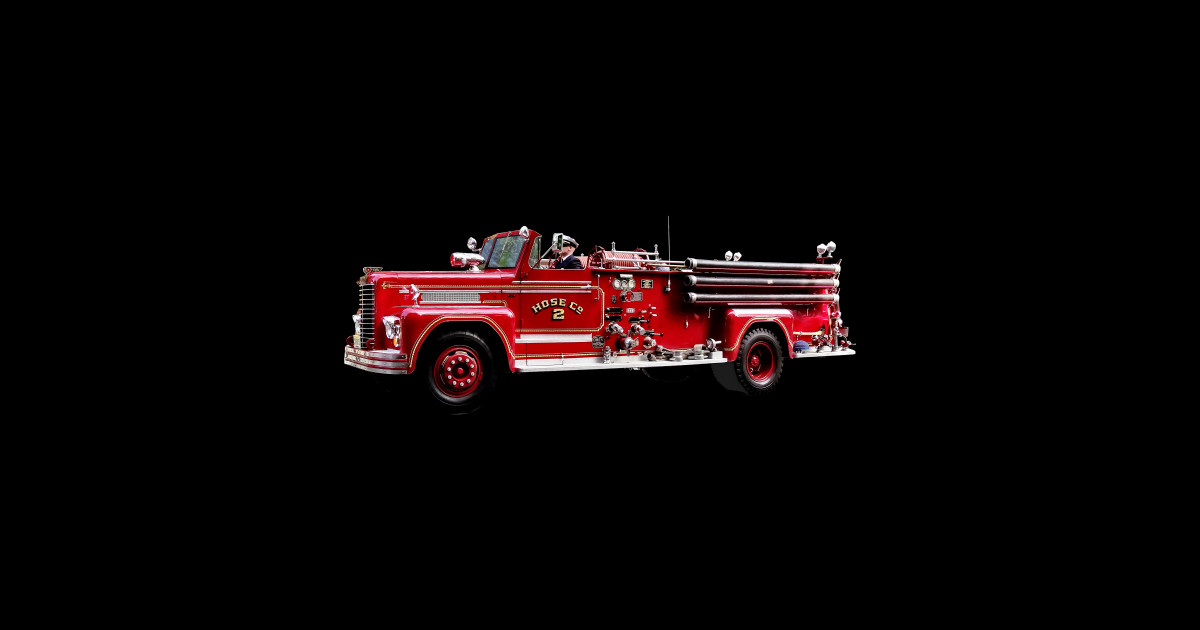 Firemen - Antique Fire Engine - Firemen - Pillow | TeePublic