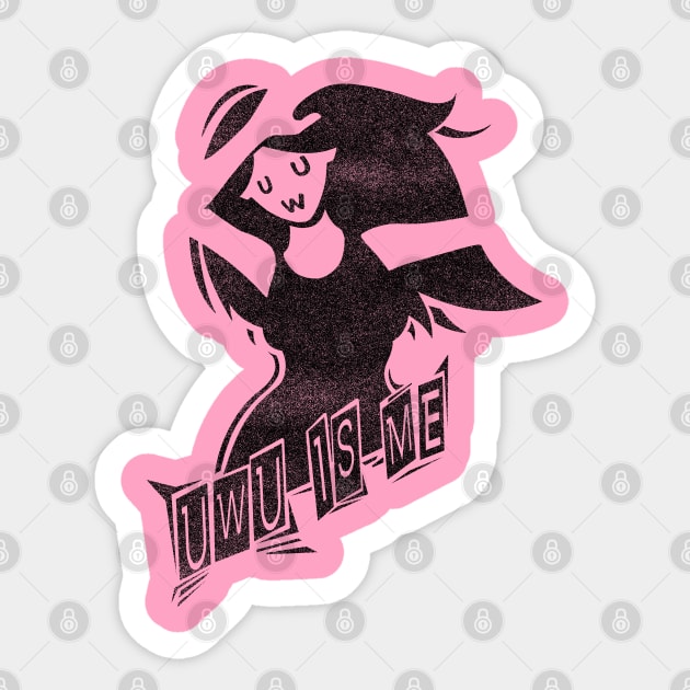 UwU is Me - Uwu Face - Sticker | TeePublic