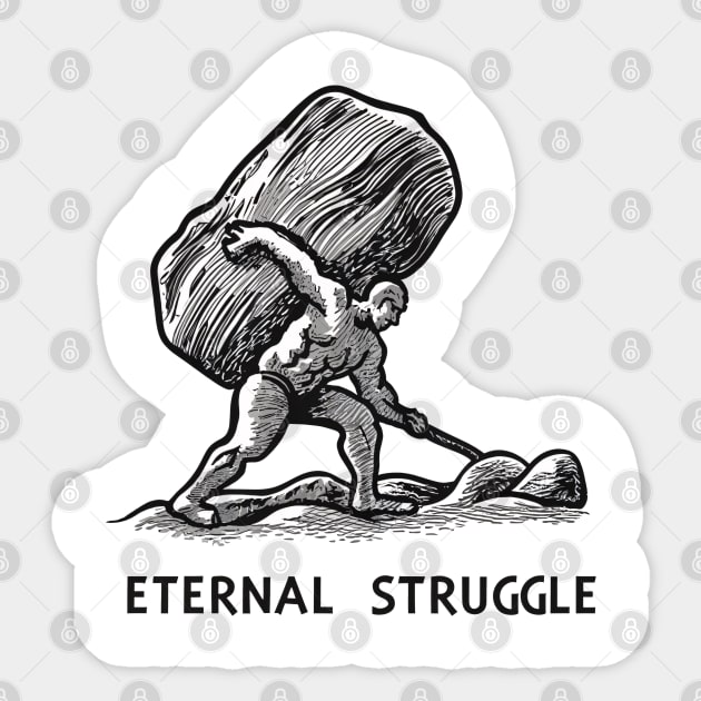 Eternal Struggle, Sisyphus - Sisyphus - Sticker | TeePublic