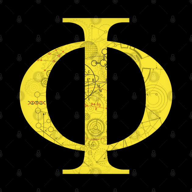 Phi - Math Symbols - Math Symbol - Pin | TeePublic Phi - Math Symbols - Math Symbol - Pin | TeePublic
