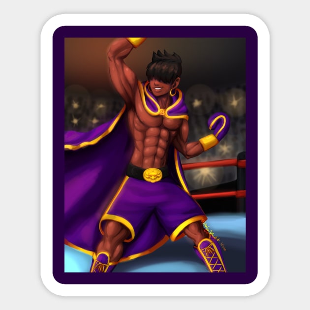 Butch the Boxer - Character Art - Sticker | TeePublic