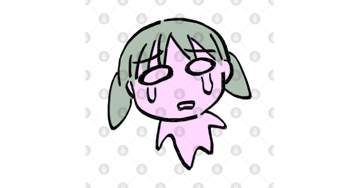 sad flying chibi chiyo chan meme - Azumanga Daioh - T-Shirt | TeePublic