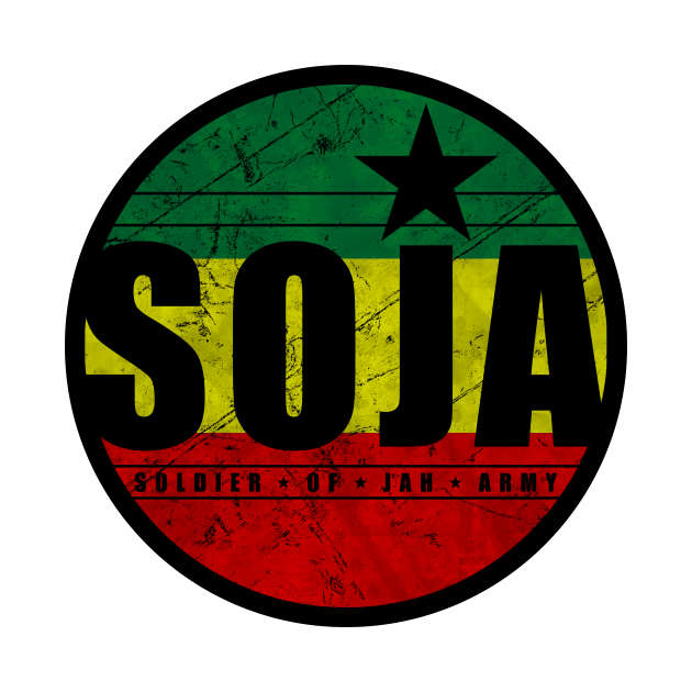SOJA Soldier Of Jah Army - Soja - T-Shirt | TeePublic
