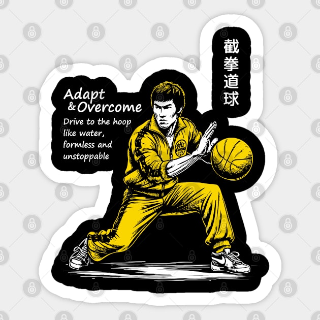 adapt and overcome - Basketball - Sticker | TeePublic