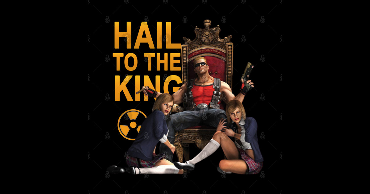 Duke Nukem - Hail to the King - Duke - Sticker | TeePublic