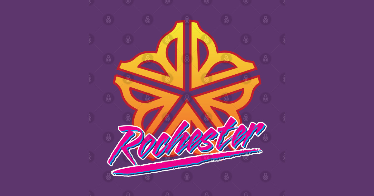 Officially Licensed Retro Rochester Logo - Rochester - T-Shirt | TeePublic