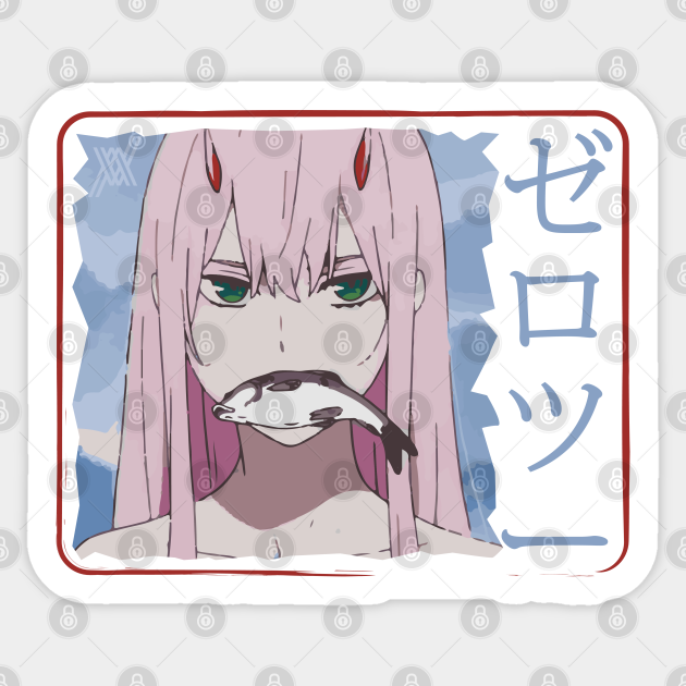 Zero Two - Zero Two - Sticker | TeePublic