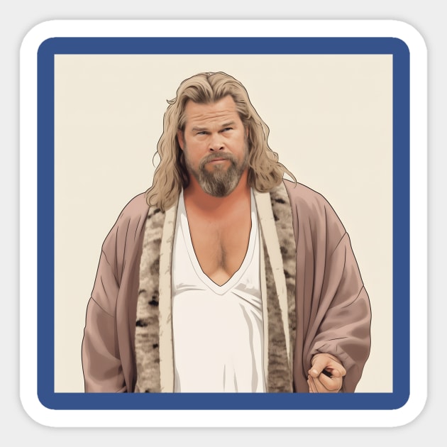 Fat Thor Dude - Odin - Sticker | TeePublic