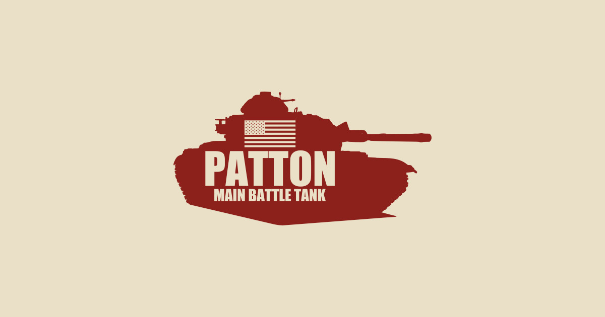 Patton Main Battle Tank - Us Tank Patch - T-Shirt | TeePublic