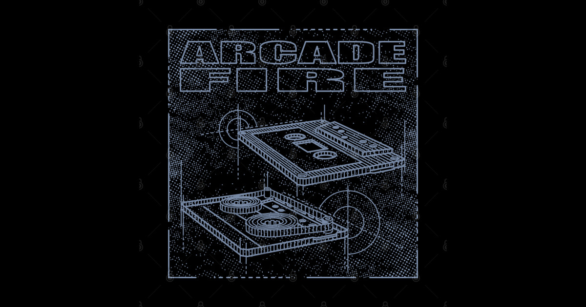Arcade Fire Technical Drawing - Musician - Magnet | TeePublic