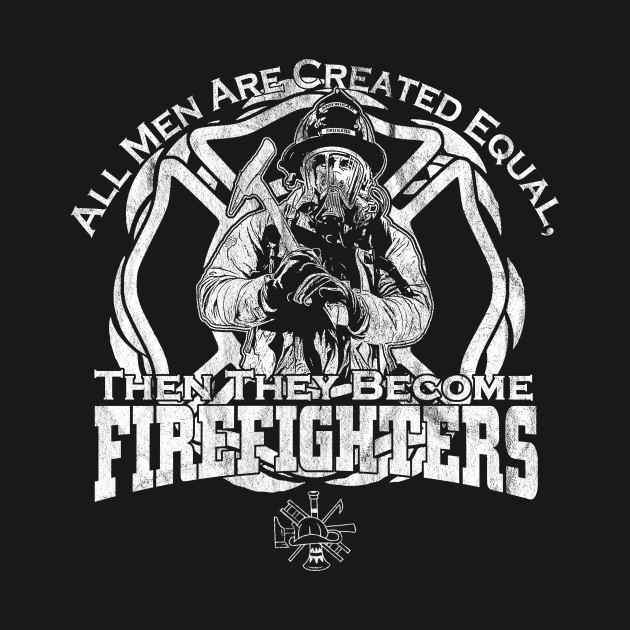 Cool firefighter Design - Firefighter - T-Shirt | TeePublic