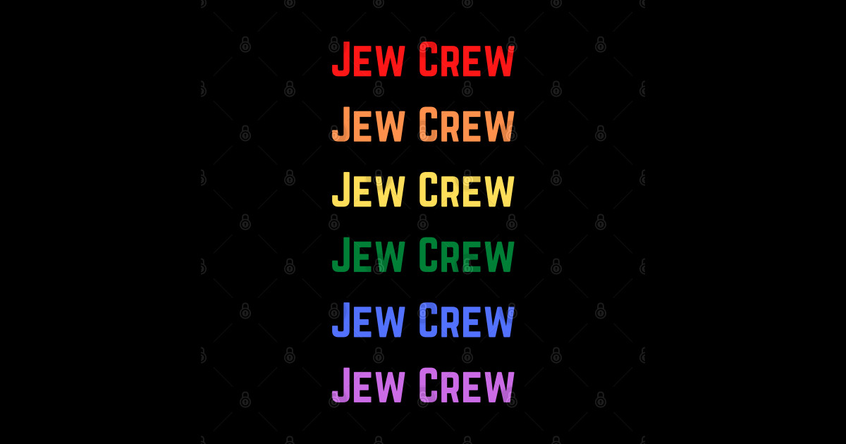 Rainbow Jew Crew Variety Pack - Jew Crew - Sticker | TeePublic