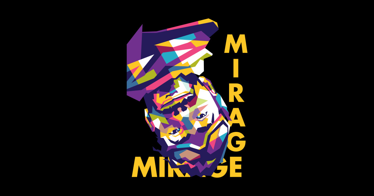 Mirage Apex Legends Geometric art - Apex Legends - Sticker | TeePublic