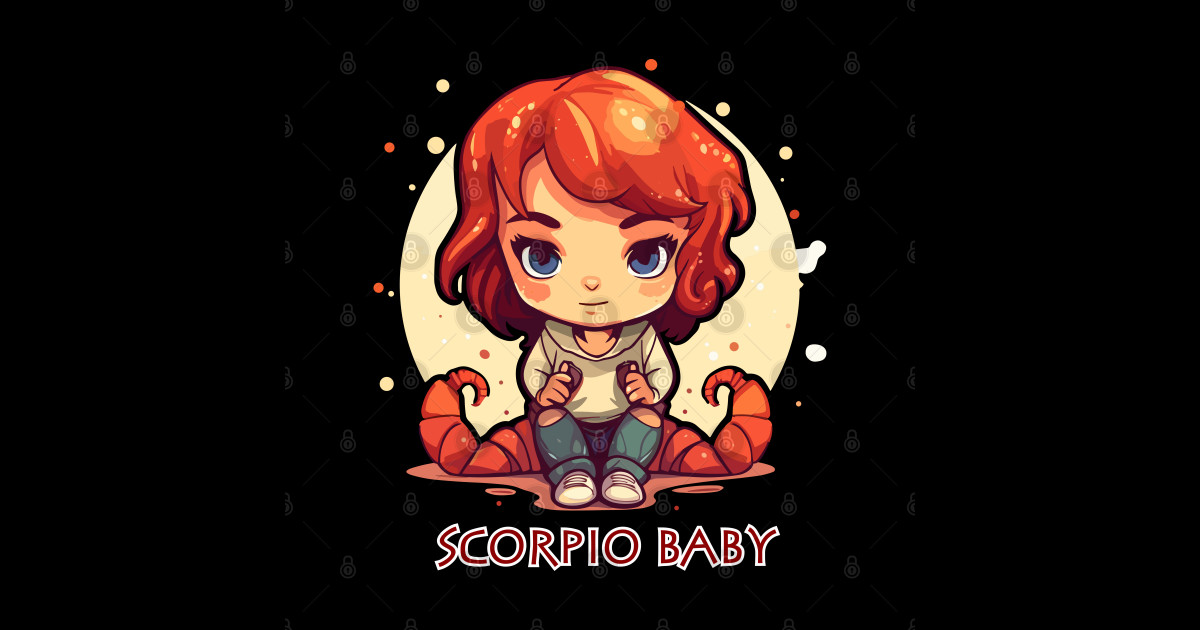 Scorpio Baby 2 - Zodiac - Sticker | TeePublic