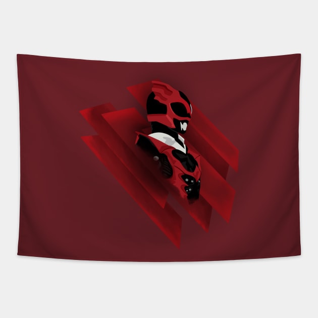 Red Psycho Ranger - Power Rangers In Space - Tapestry | TeePublic