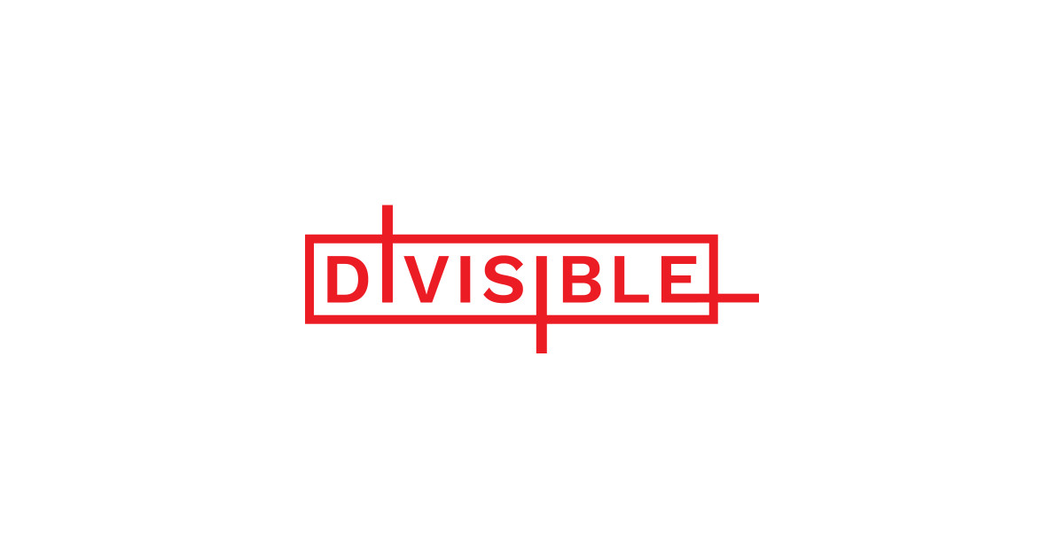 Divisible Logo - Red - Divisible - T-Shirt | TeePublic