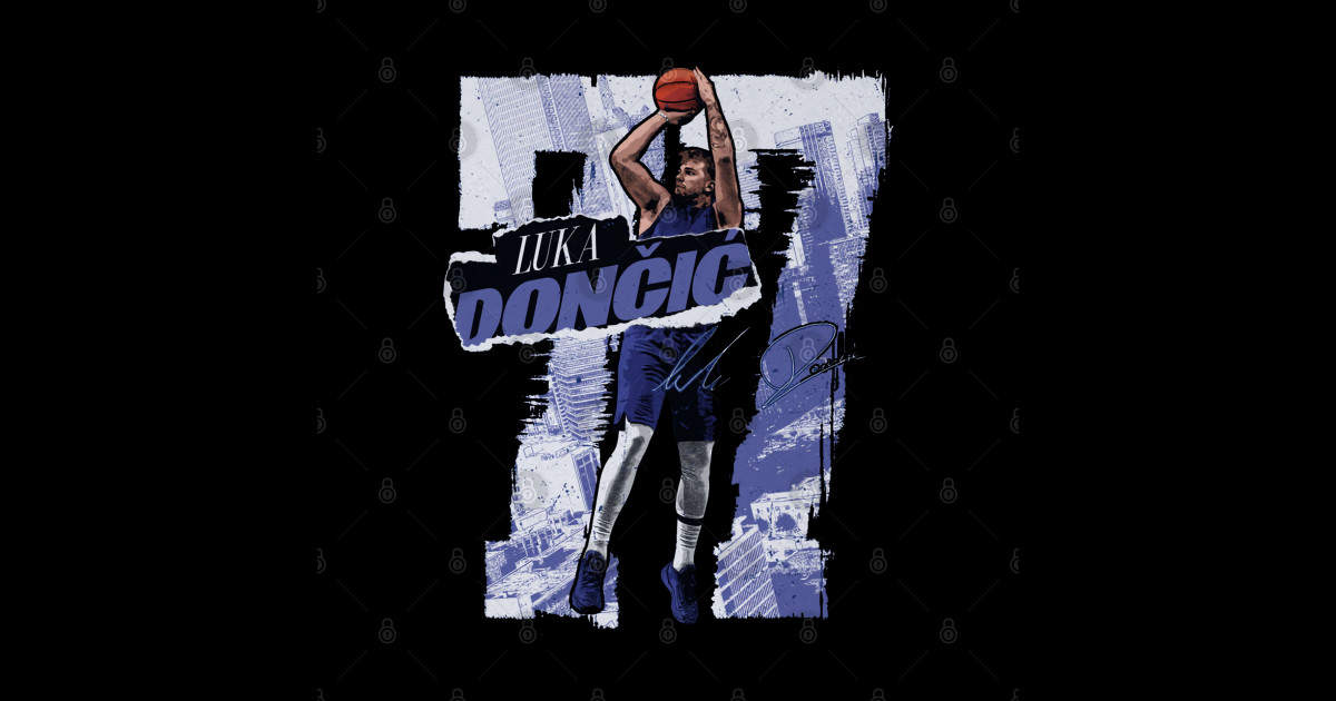 Luka Doncic Dallas Rough - Luka Doncic - Sticker | TeePublic