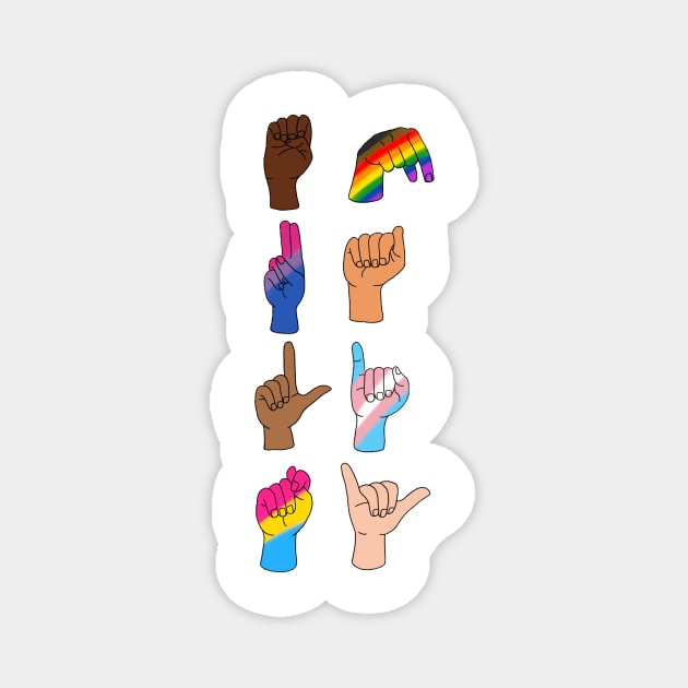 equality sign language - Equality Sign Language - Magnet | TeePublic