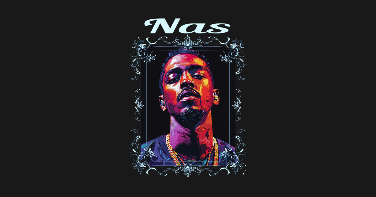 NAS MUSICIAN FAN ART - Nas Musician Fan Art - T-Shirt | TeePublic