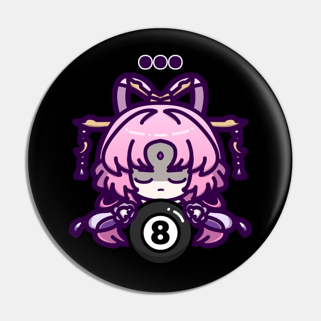 fu xuan (magic 8-ball) | (fan-art by smoomaru) Sticker - Honkai Star ...