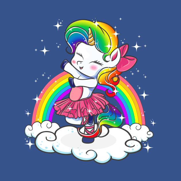 Ballet Unicorn Ballerina Dance - Ballet - T-Shirt | TeePublic