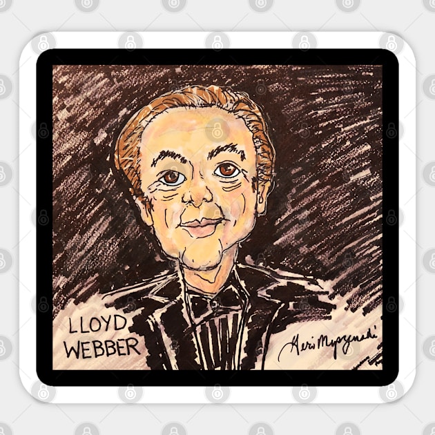 Andrew Lloyd Webber - Andrew Lloyd Webber - Sticker | TeePublic