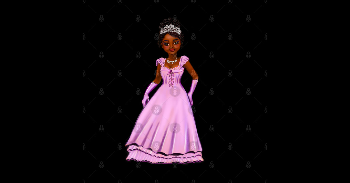 Princess Coco in purple / lavender ! beautiful black girl with Afro ...
