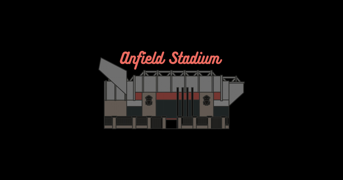 Anfield Stadium - Liverpool - Sticker | TeePublic