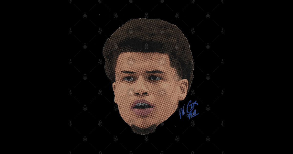 Walter Clayton Jr. Big Face - Walter Clayton Jr - Sticker | TeePublic