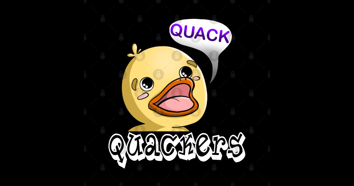 Quackers, Duck Quack, Baby Duck, Twitch Streamer Emote - Gaming Apparel ...