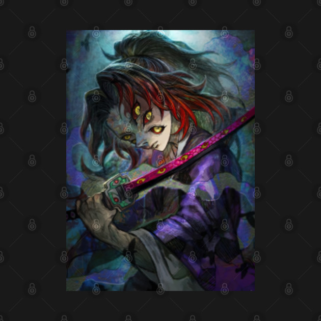 Vintage Demon Koku - Kokushibo Demon Slayer - T-Shirt sold by DaviRowe ...