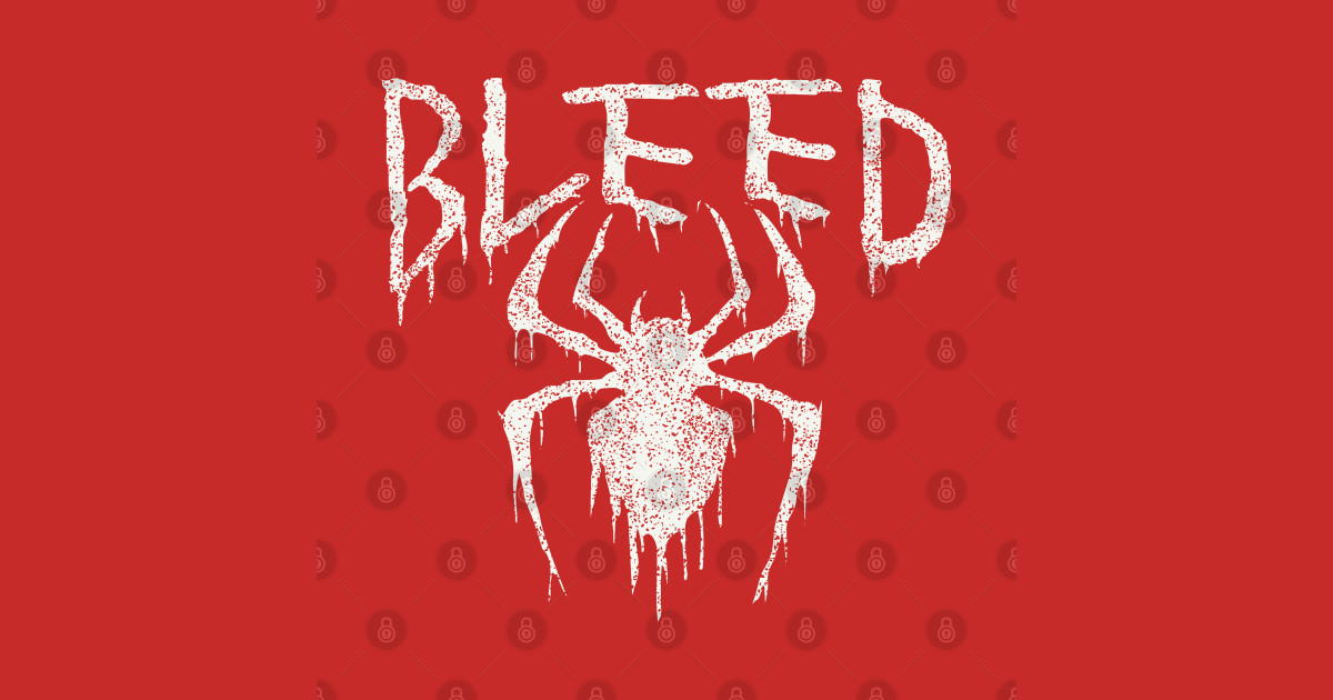 Bleeding Spider Meltdown – Dark Drip Aesthetic Design - Spider - T-Shirt | TeePublic