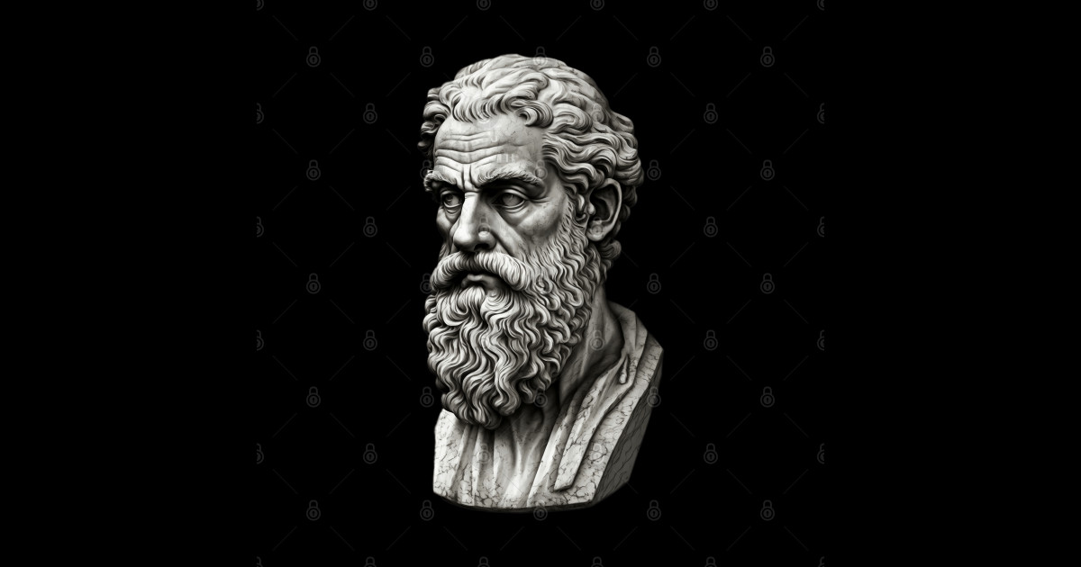 Greek philosopher - Philosopher - Sticker | TeePublic