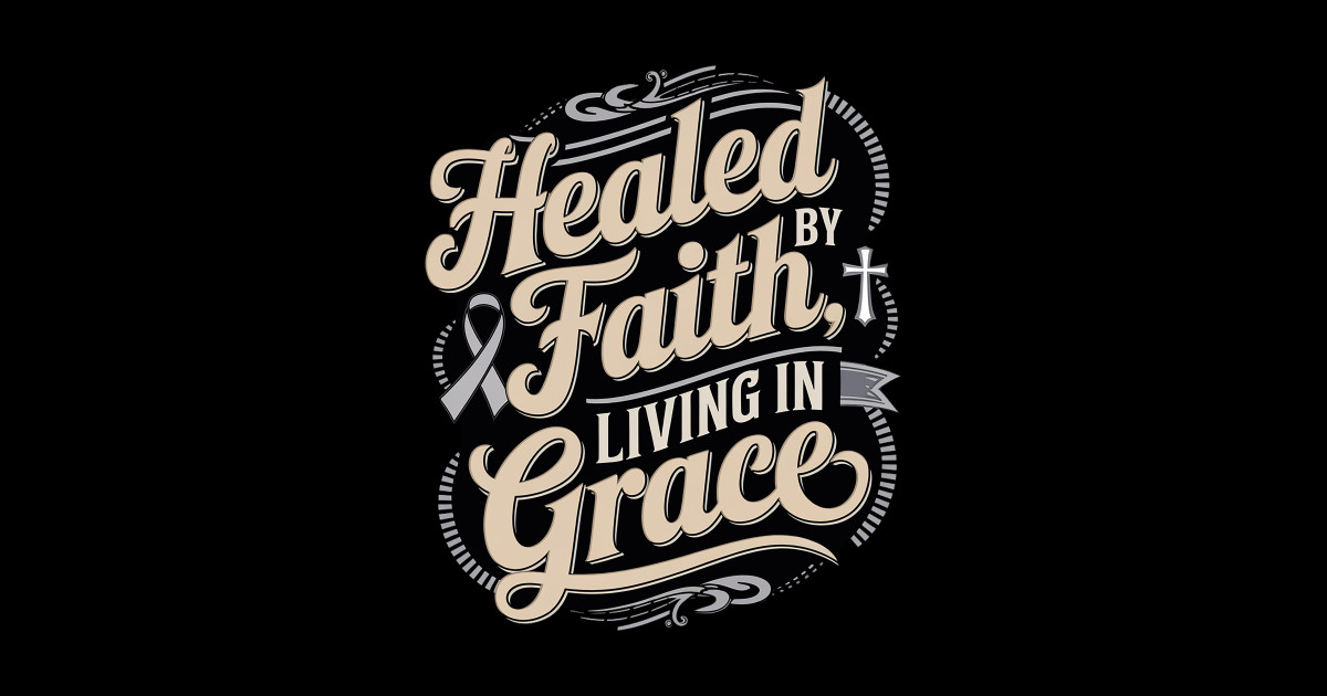 Healed Faith Living Grace Asthma Awareness - Asthma Awareness - Sticker ...