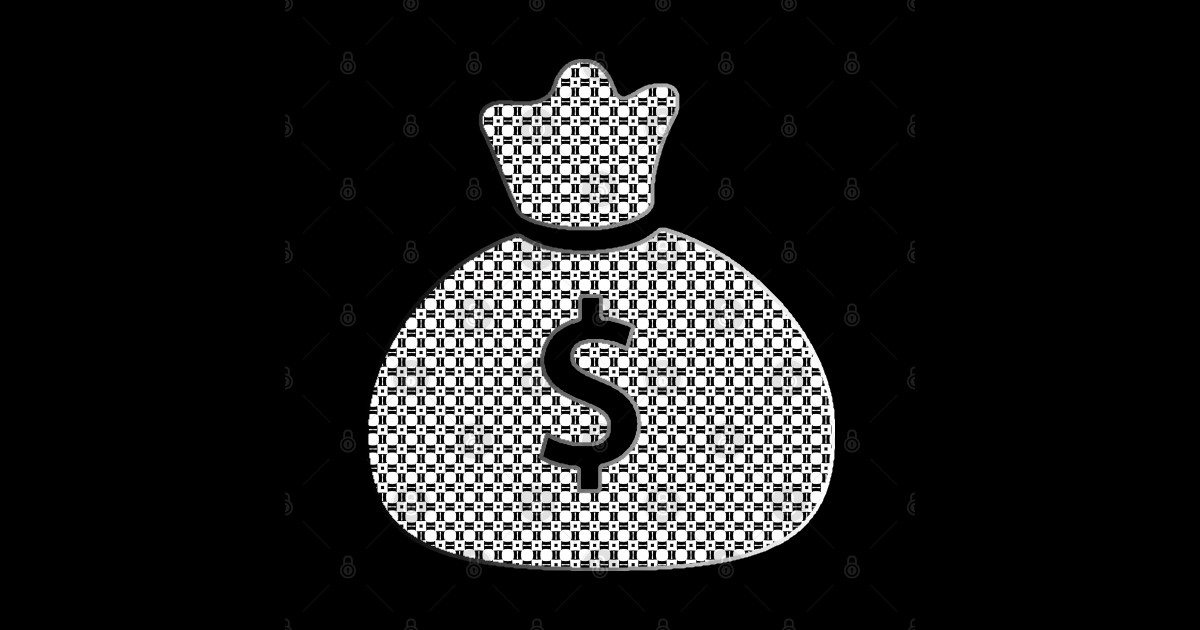 Money Bag Icon - Money Bag - Posters and Art Prints | TeePublic