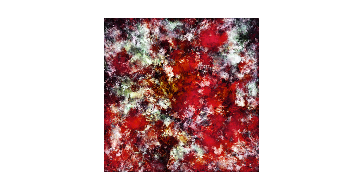 The red crying rocky surface - Deep Colouring - T-Shirt | TeePublic