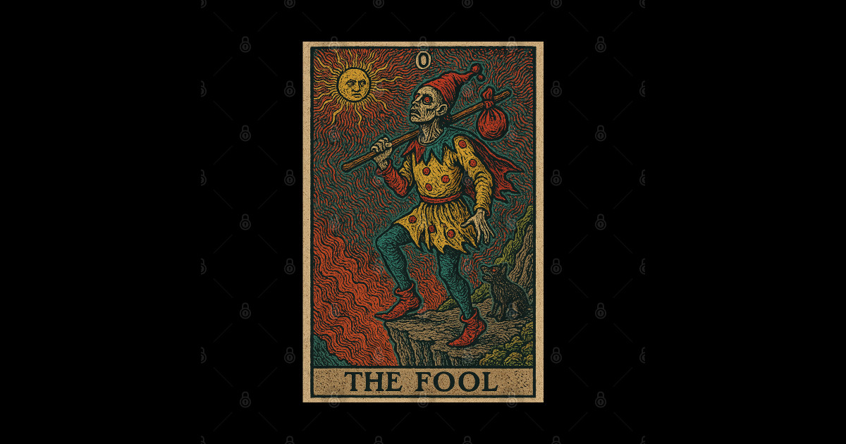 The Fool – Tarot Art Print - Major Arcana - Sticker | TeePublic