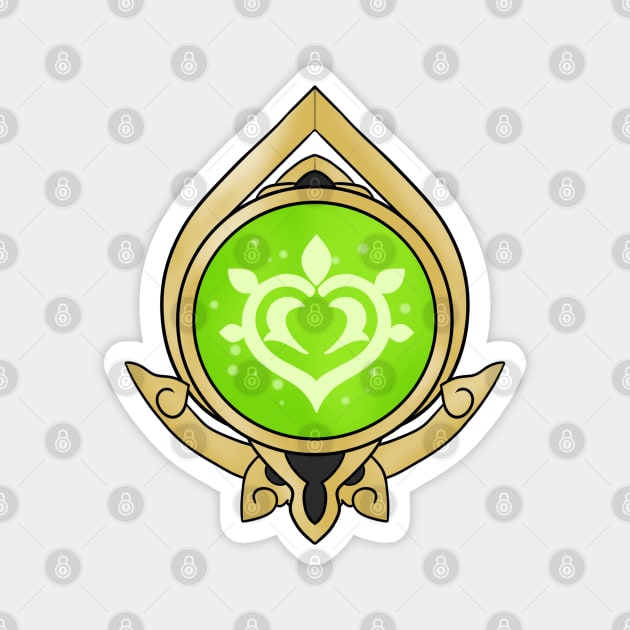 Sumeru Dendro Vision - Genshin Impact - Magnet | TeePublic