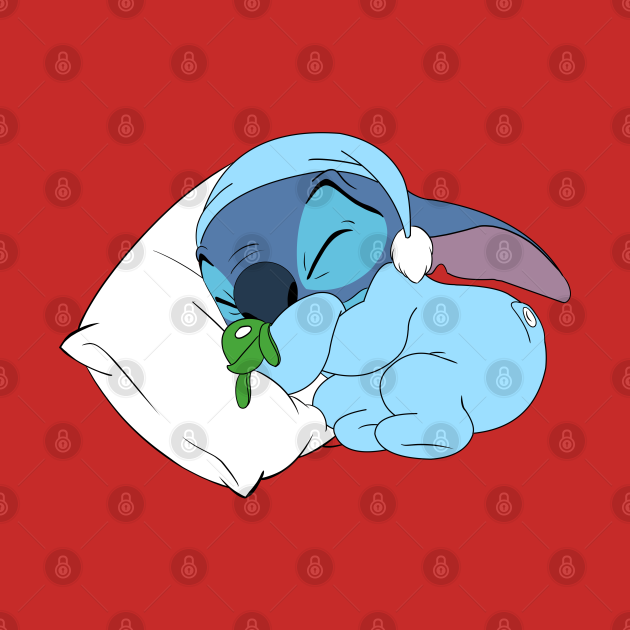 Sleeping Stitch - Lilo And Stitch - Hoodie | TeePublic
