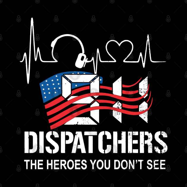 911 Dispatchers Heroes American Flag - 911 Dispatcher - Mug | TeePublic