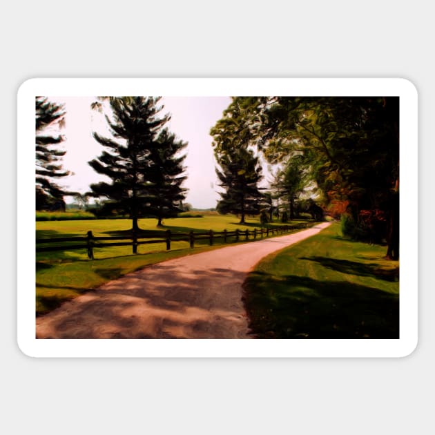 A Peaceful Path - Path - Sticker | TeePublic