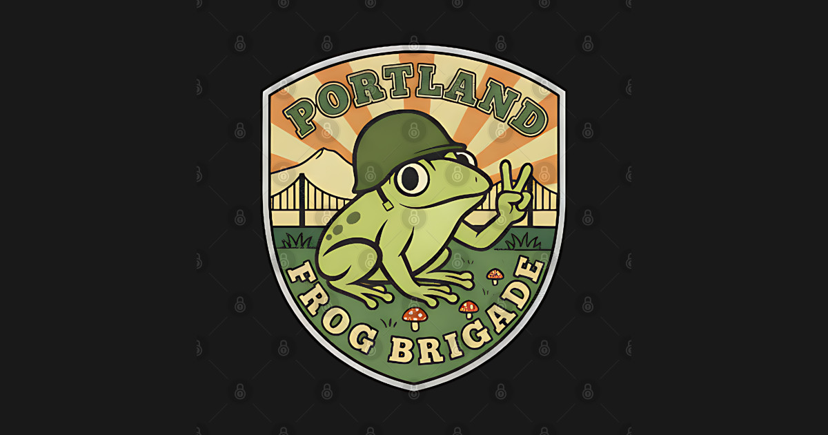 Portland Frog Brigade Funny Resistance - Portland Frog Brigade Resist ...